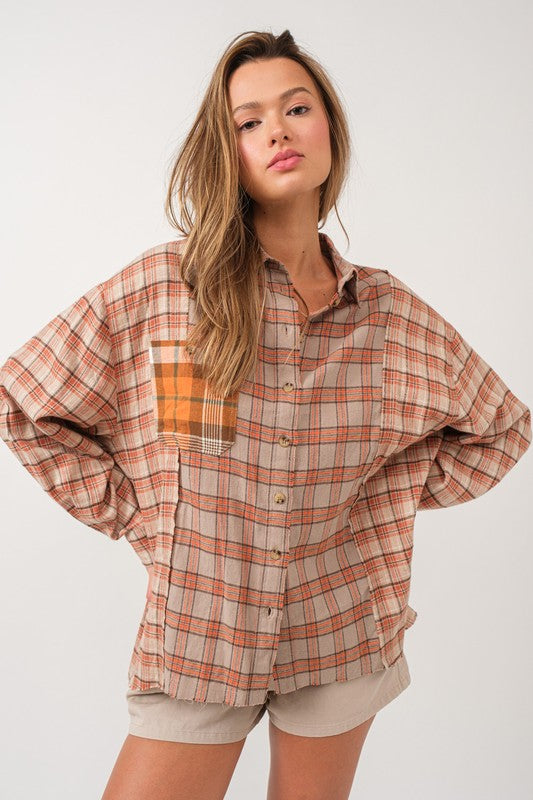 Jessica Shirt - Rust – Salt + Sea