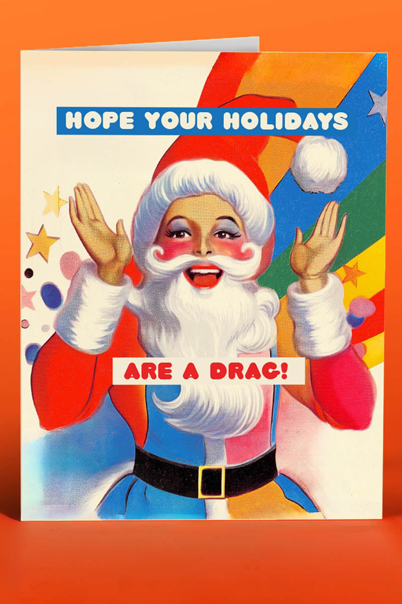 Drag Christmas Card – Salt + Sea